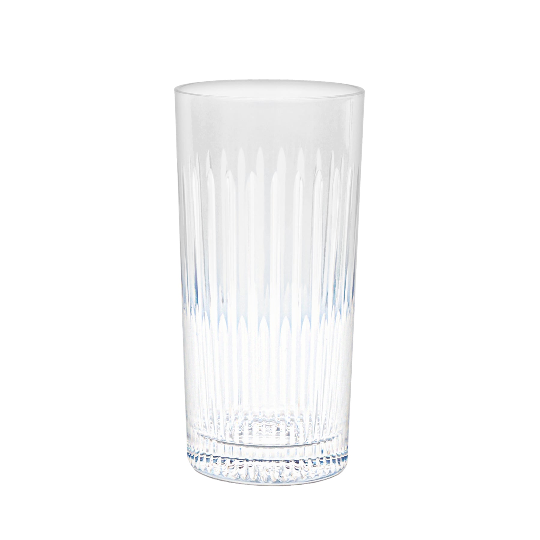 Set de 6 Vasos Altos Incoloro Colors | Cristal Europeo Moderno