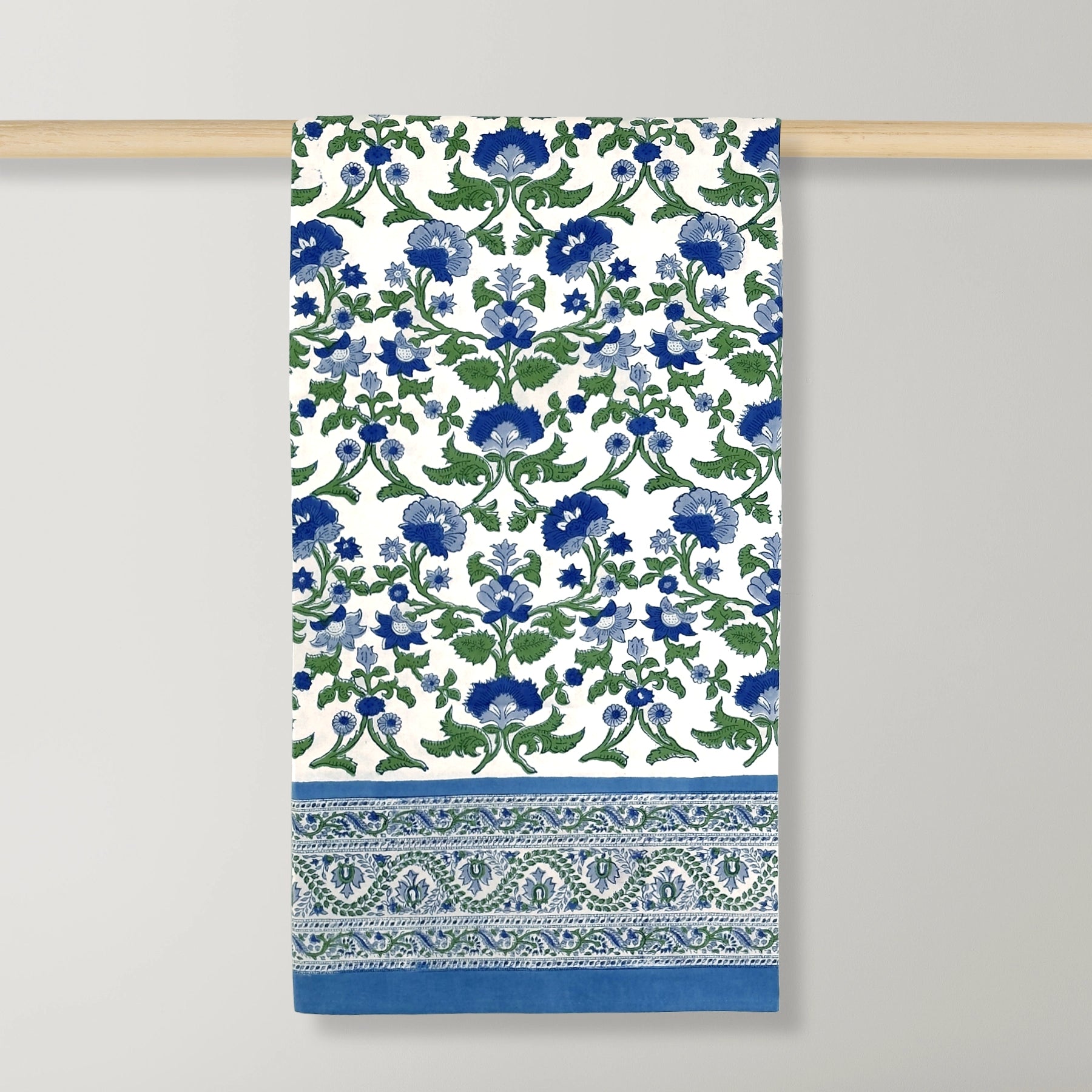 Mantel Bangalore 1.52 x 2.28 m | Block Printing Artesanal en Algodón