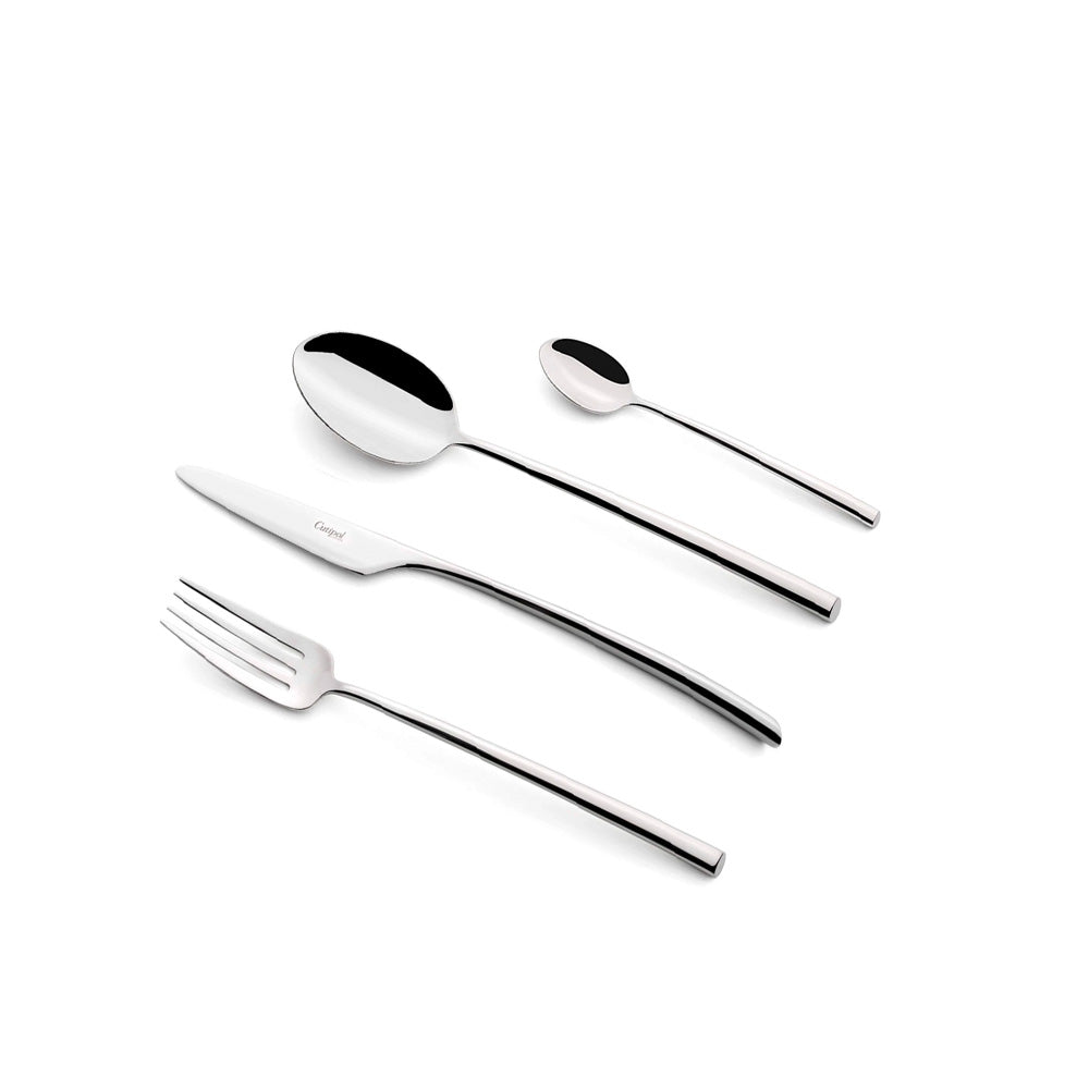 Puesto de 4 Piezas Mezzo | Cutipol | Cubiertos de Diseño Contemporáneo